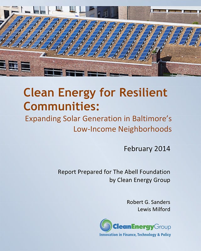 Clean Energy for Resilient Communities: Expanding Solar Generation in ...