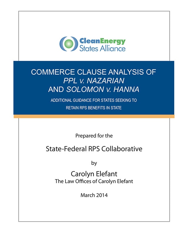 RPS Report: Commerce Clause Analysis of People. v. Nazarian and Solomon ...