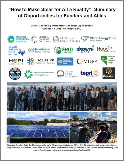 Solar for All: Scaling Up Solar for Under-Resourced Communities - Clean ...