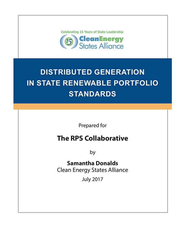 Distributed Generation in State Renewable Portfolio Standards - Clean ...