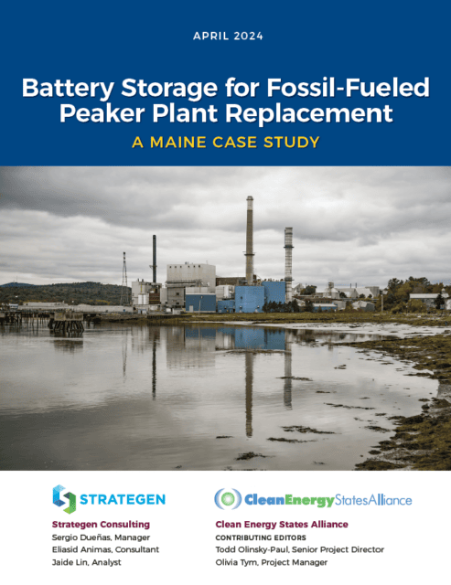 Battery Storage for Fossil-Fueled Peaker Plant Replacement: A Maine ...