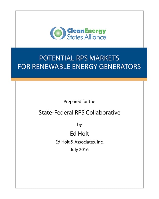 Potential RPS Markets for Renewable Energy Generators - Clean Energy ...
