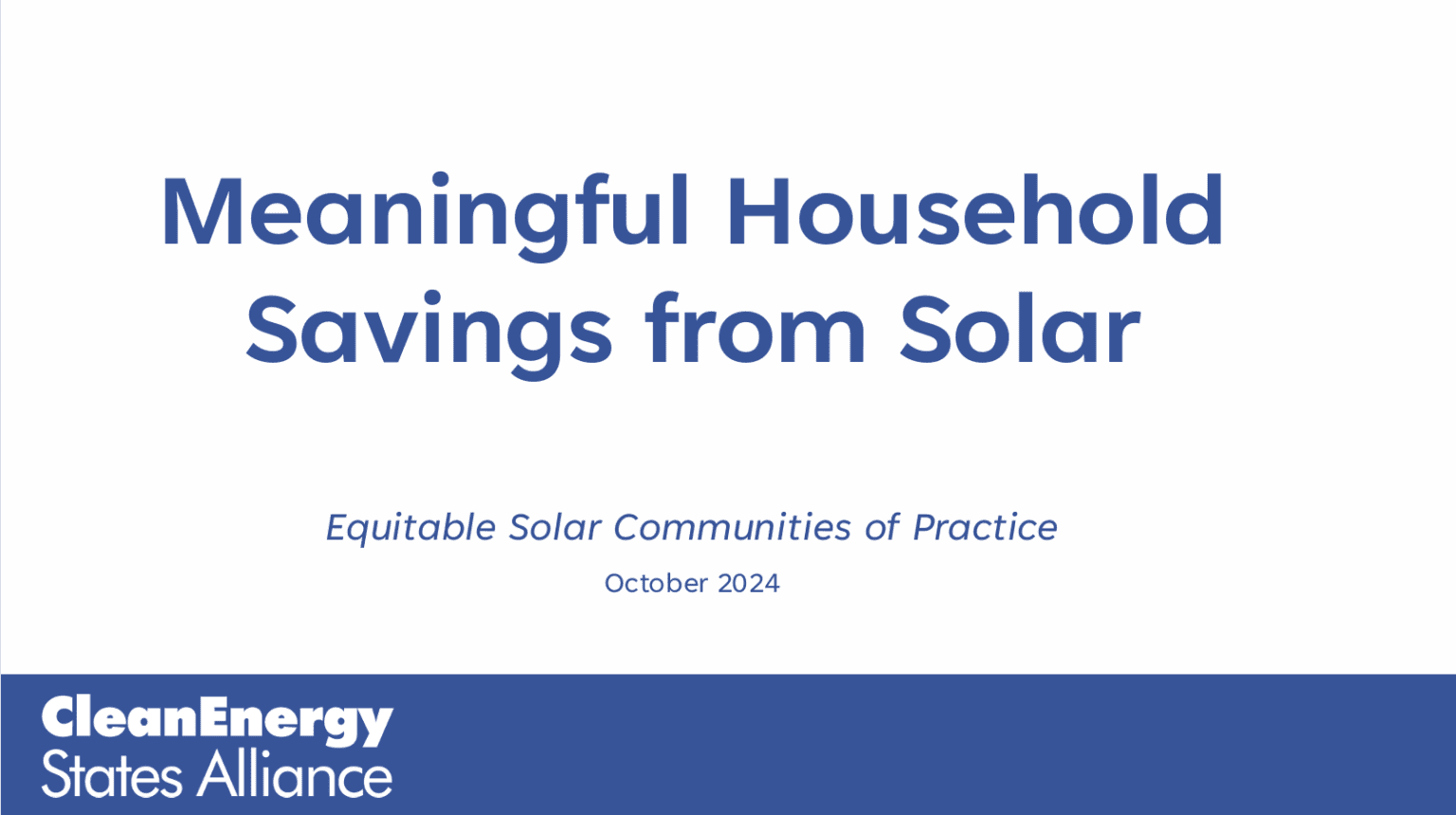 Resource Library - Clean Energy States Alliance